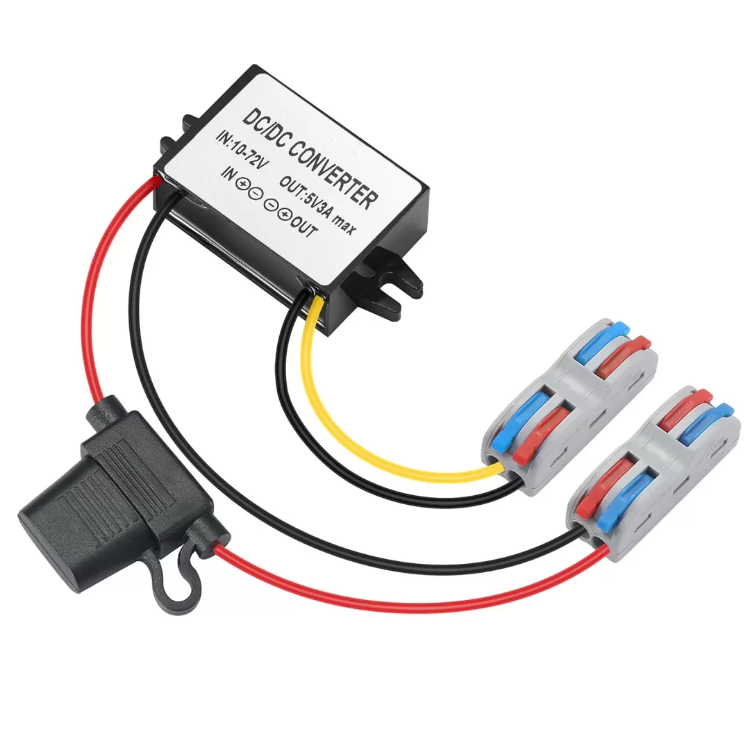 DC 10-72V to 5V Step Down Converter, DC/DC 12V/24V/36V/48V/60V/72V Buck ...