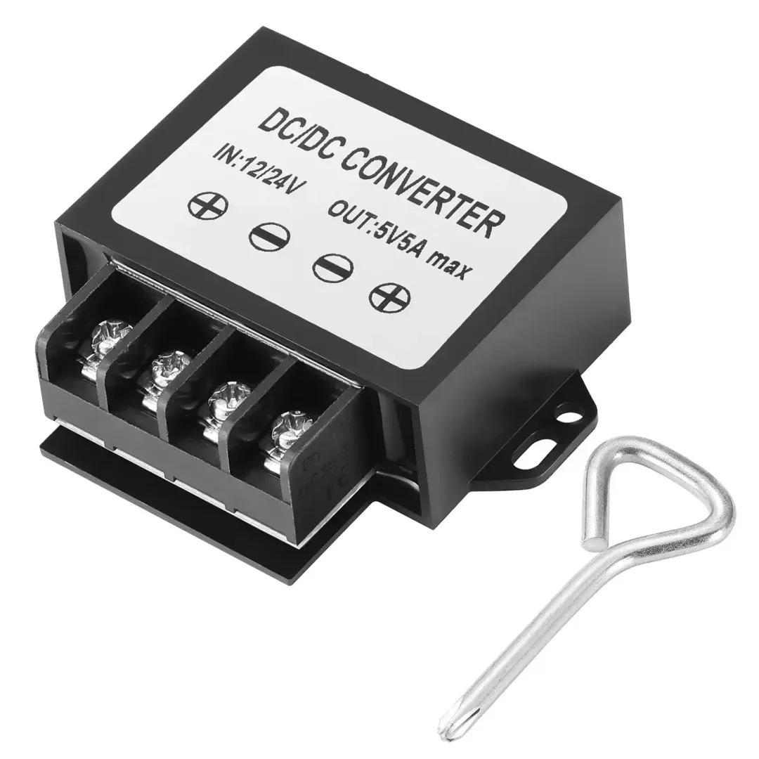 DC 12V 24V to 5V 5A Step-Down Converter，8-35V DC Buck Converter to 5A 25W, Power Transformer - MZHOU