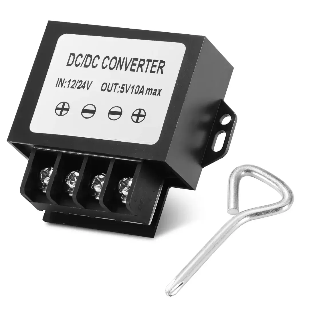 DC 12v 24V to 5v Step Down Converter, 8-35V Step Down to 5V 10A 50W DC ...